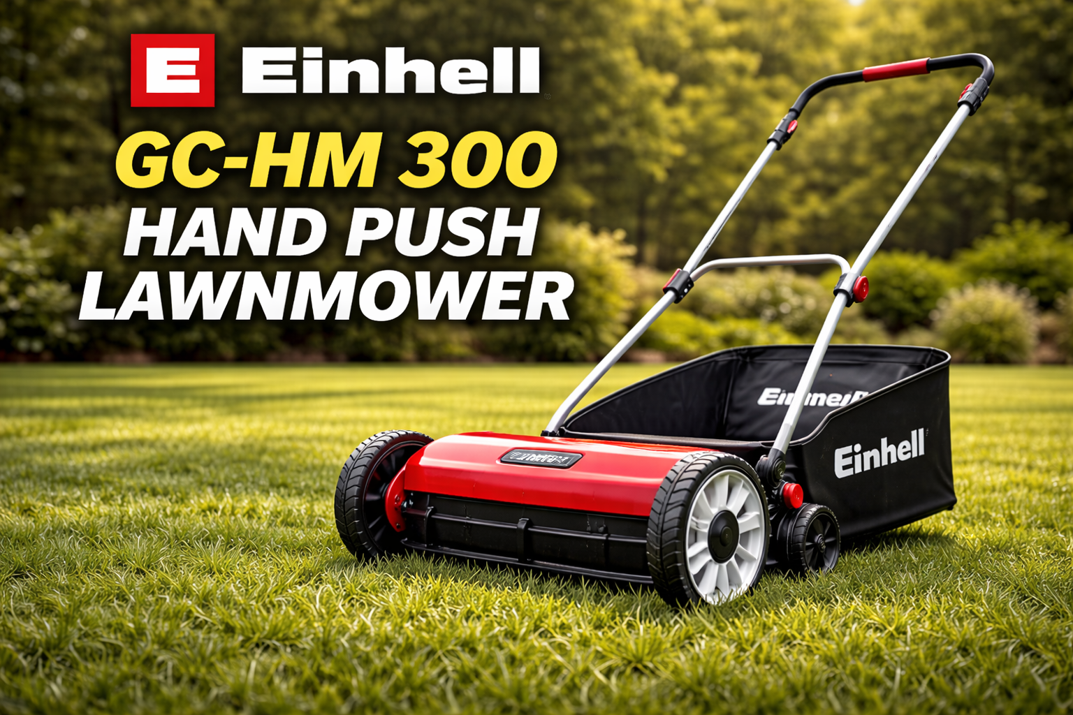 Einhell GC HM 300 Hand Push Lawnmower Review & Buying Guide